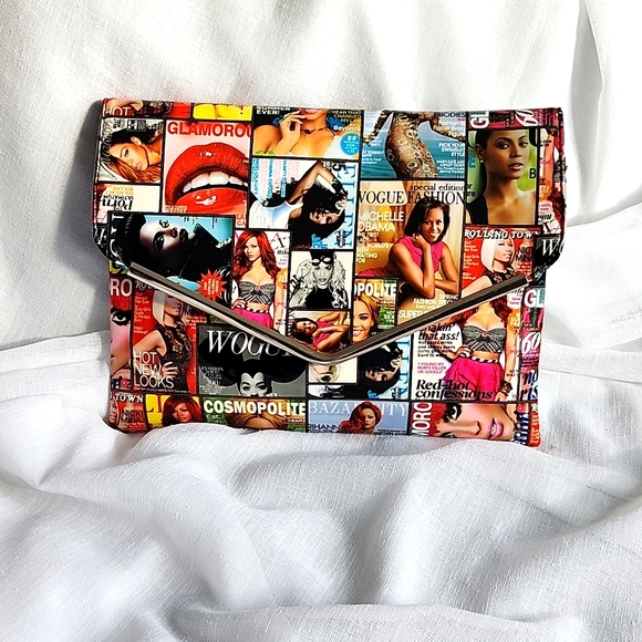 Fashion Magazine Clutch | Bags | Vintage Fashion Magazine Clutch 39 ...